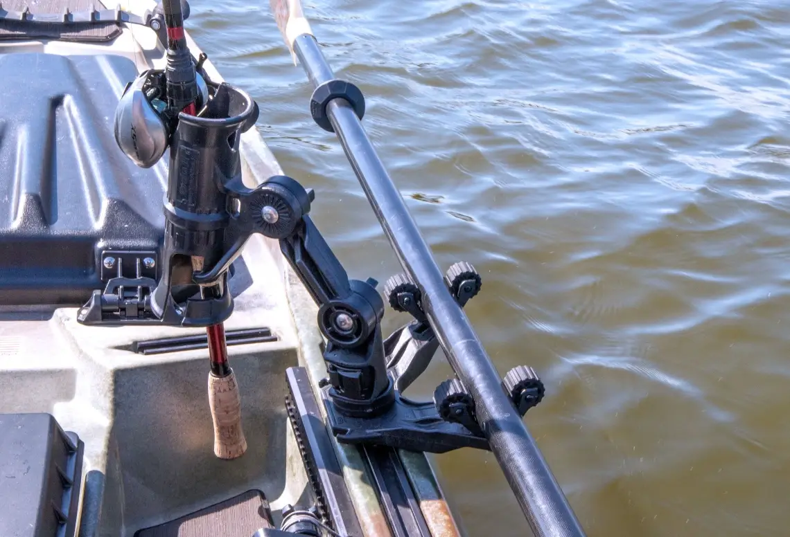 DoubleHeader Track Mount - Lovig Kayak Fishing